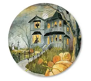 COURTSIDE MARKET Haunted Patch 12' X 12' Circul Ar Board - One-color