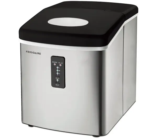 FRIGIDAIRE Portable Stainless Steel Ice Maker - Silver