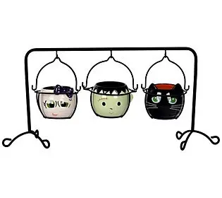 TEMP-TATIONS Seasonal 3-pc Hanging Ramekins With Holder - One-color