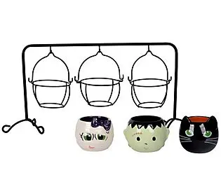 TEMP-TATIONS Seasonal 3-pc Hanging Ramekins With Holder