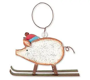 SUNSET VISTA DESIGNS Pig Ornament - One-color