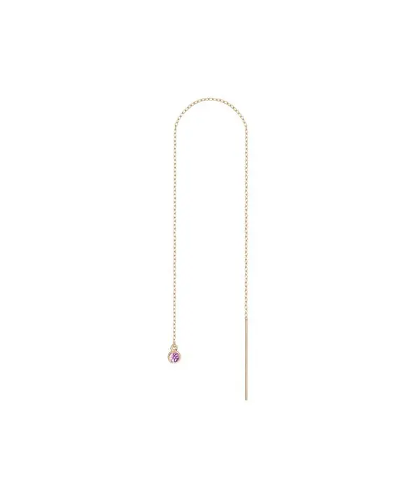 AURATE Birthstone Ear Chain Threader