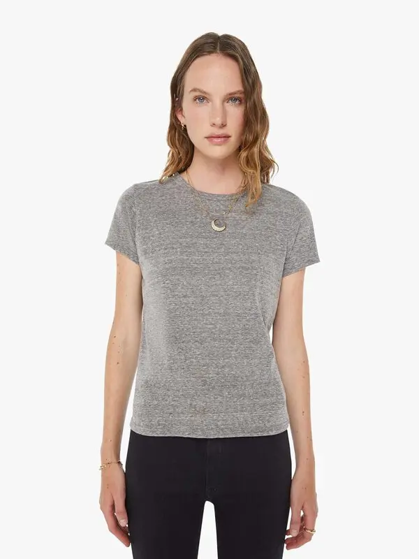 MOTHER The Lil Goodie Heather T-shirt - Grey