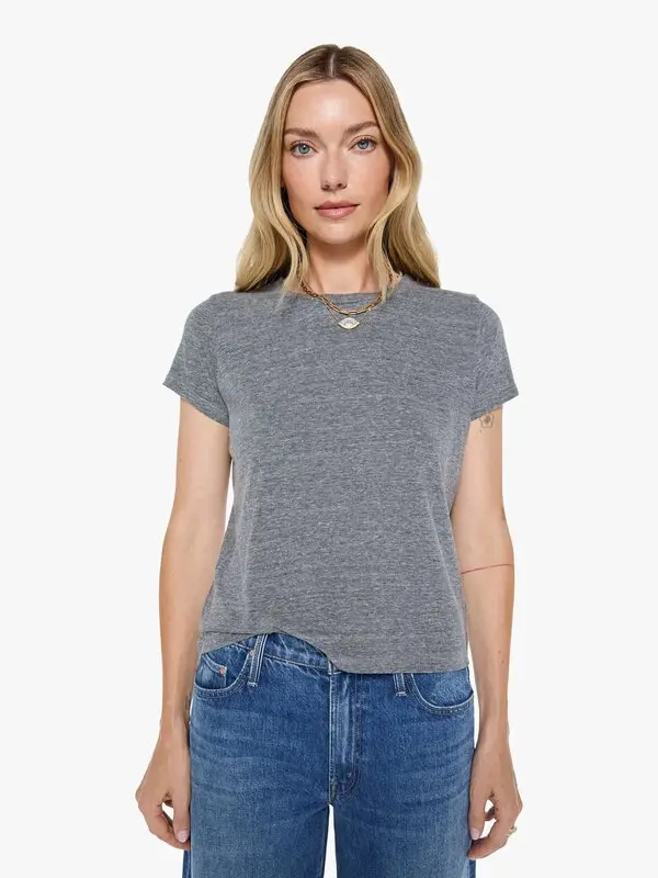 MOTHER The Lil Goodie Heather T-shirt - Grey
