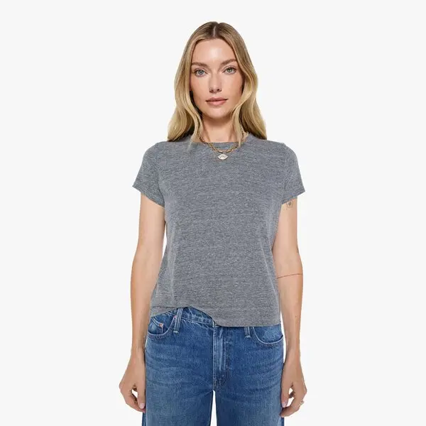 MOTHER The Lil Goodie Heather T-shirt - Grey