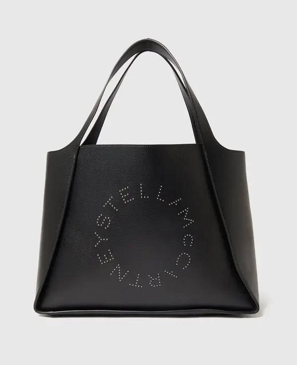 Stella McCartney Logo Tote Bag - Black
