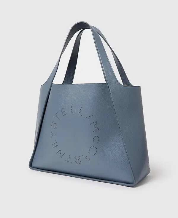 Stella McCartney Logo Tote Bag - Blue