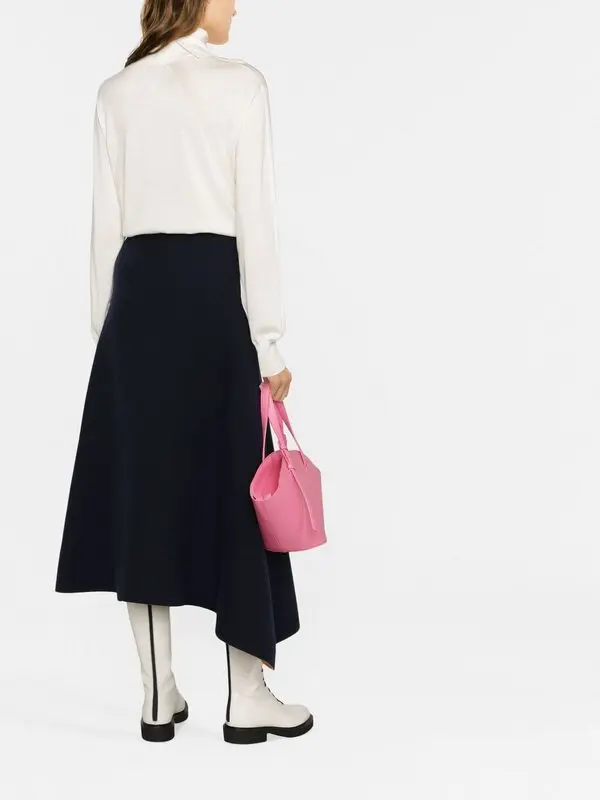 JIL SANDER Roll-neck Wool Jumper - Neutrals