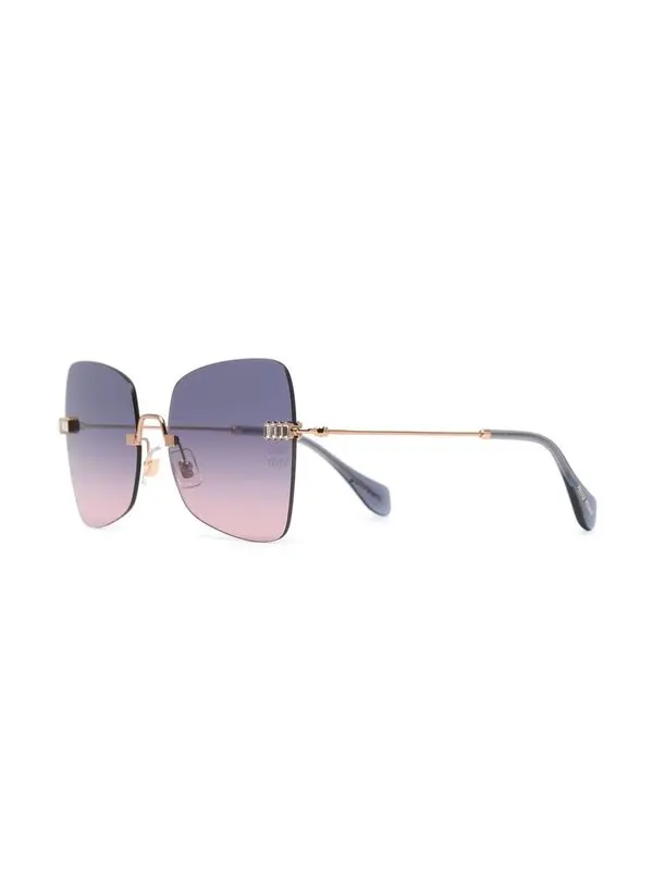 Miu Miu Square Gradient Sunglasses