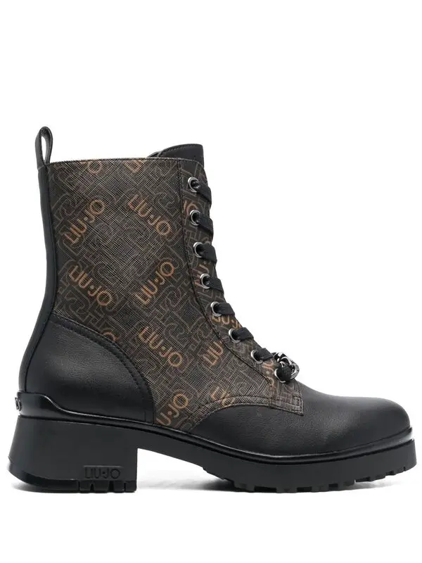 Liu Jo Monogram-print Boots