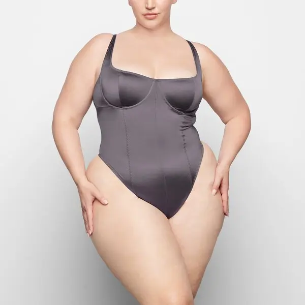 SKIMS Stretch Satin Bodysuit