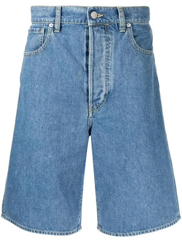 Kenzo Straight-leg Denim Shorts