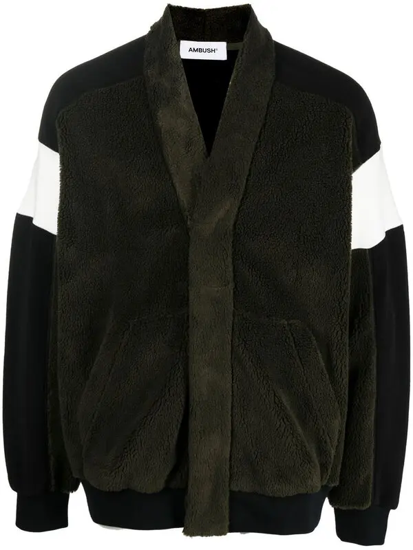 AMBUSH Stripe-detail V-neck Jumper