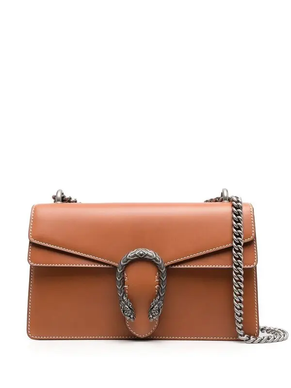 Gucci Small Dionysus Shoulder Bag - Brown
