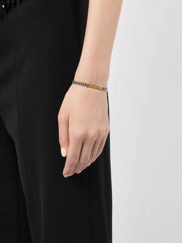 CAPSULE ELEVEN Two-tone Curb Chain Bracelet