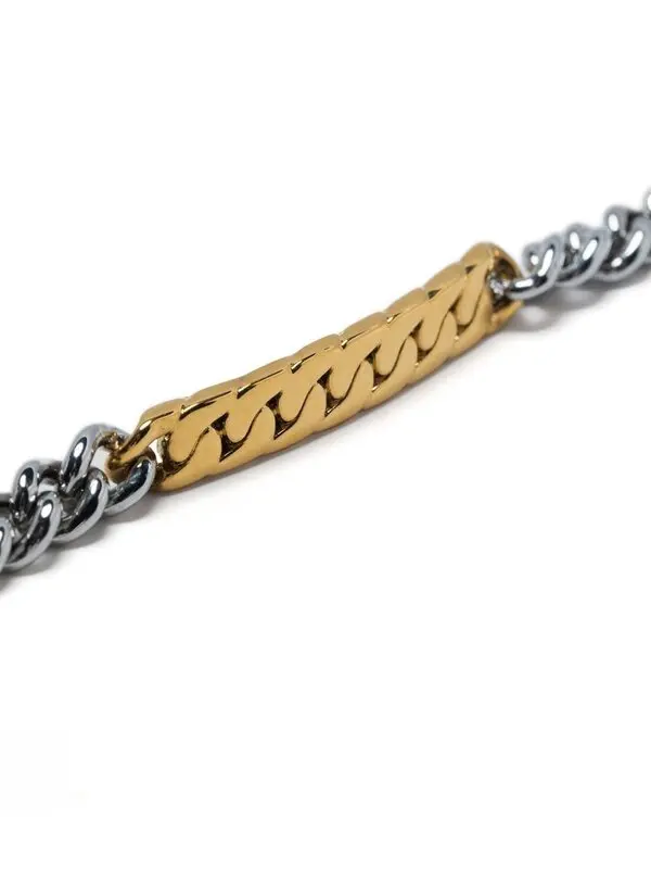 CAPSULE ELEVEN Two-tone Curb Chain Bracelet