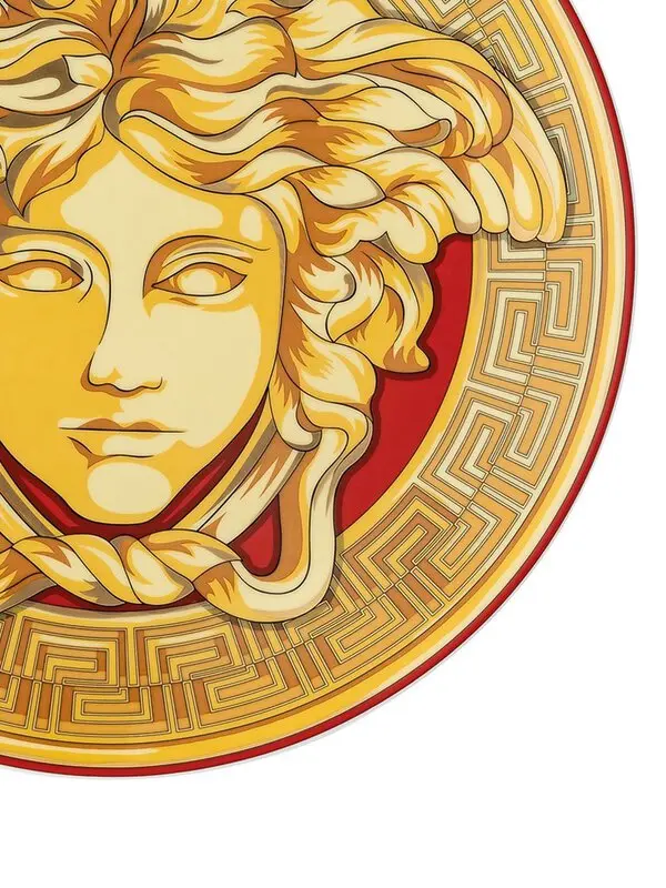 Versace Medusa Amplified Christmas Plate - Gold