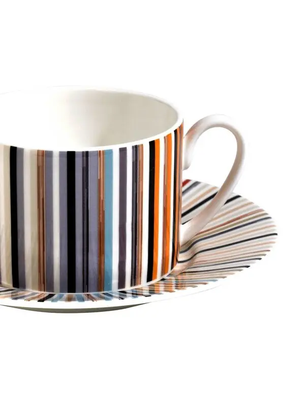 Missoni Stripes Jenkins Teacup Set - White