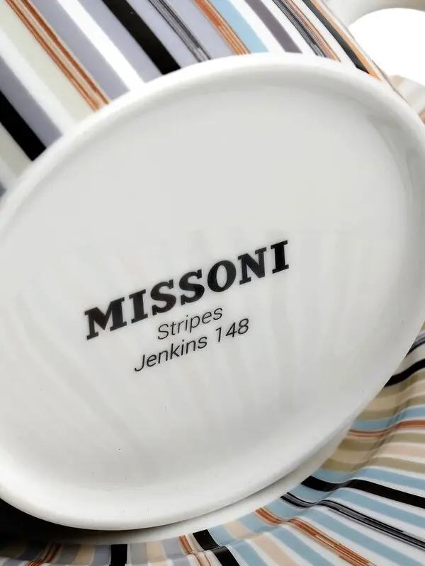 Missoni Stripes Jenkins Teacup Set - White