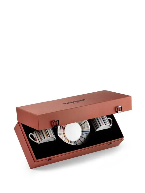 Missoni Stripes Jenkins Teacup Set - White