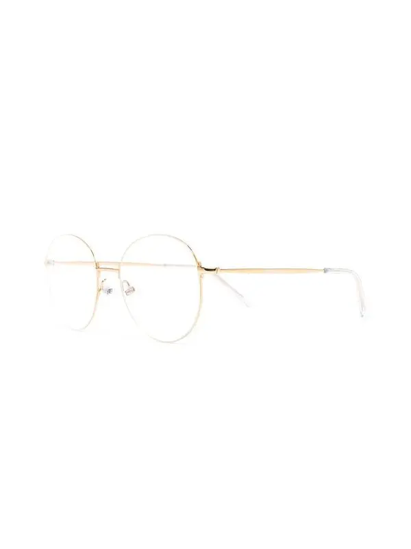 Balenciaga Round-frame Clear Glasses