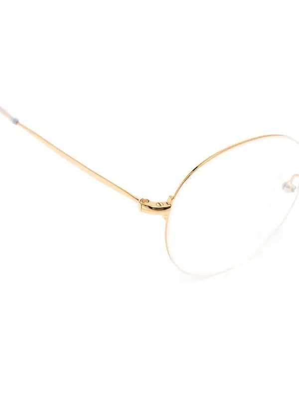 Balenciaga Round-frame Clear Glasses