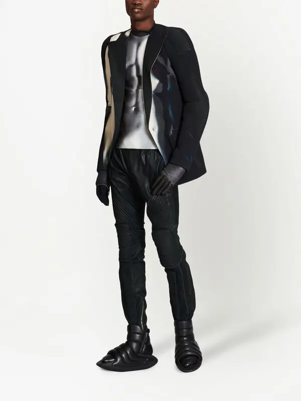 Balmain Graphic Body Print Blazer