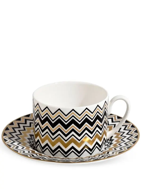 Missoni Zig Zag Teacup Set - White