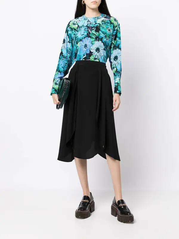 Stella McCartney Floral-print Silk Blouse