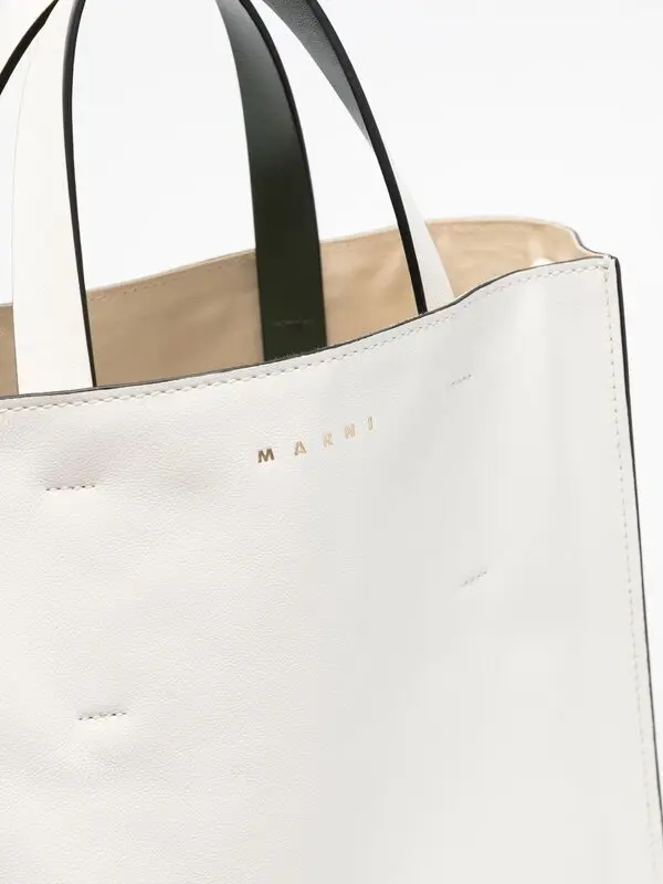 Marni Small Museo Leather Tote Bag