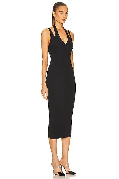 Alaïa Rib Tube Midi Dress