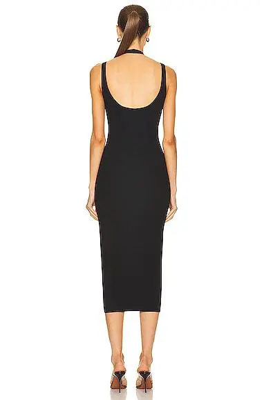 Alaïa Rib Tube Midi Dress