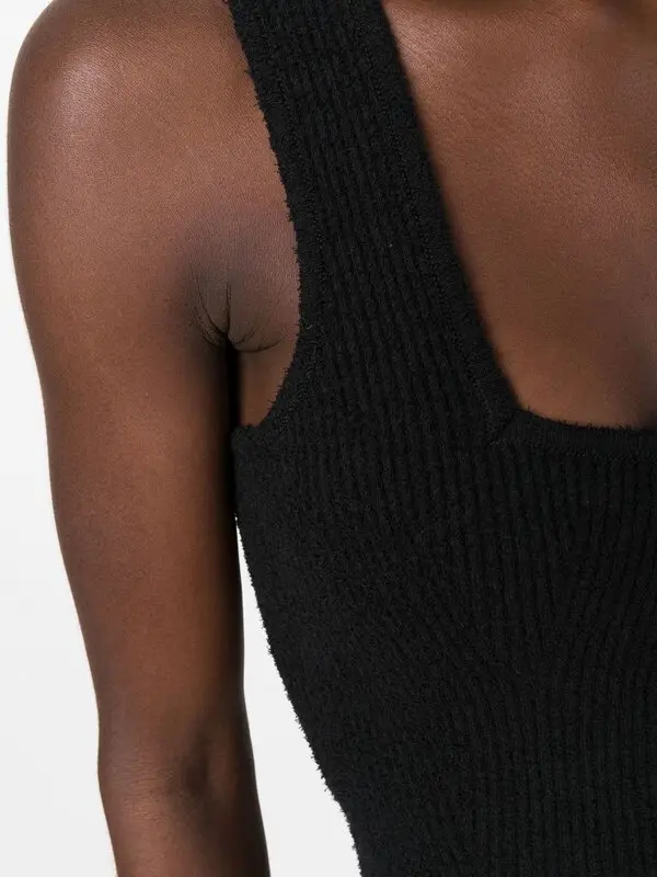 Wardrobe.NYC Sleeveless Midi Dress - Black