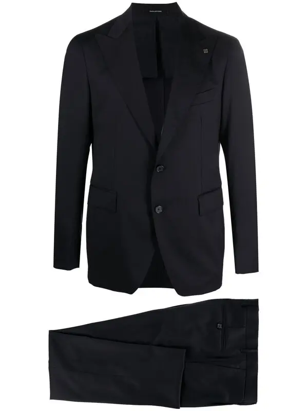 Tagliatore Single-breasted Tailored Suit - Blue