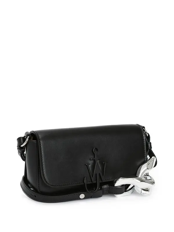 JW Anderson Logo-plaque Shoulder Bag - Black