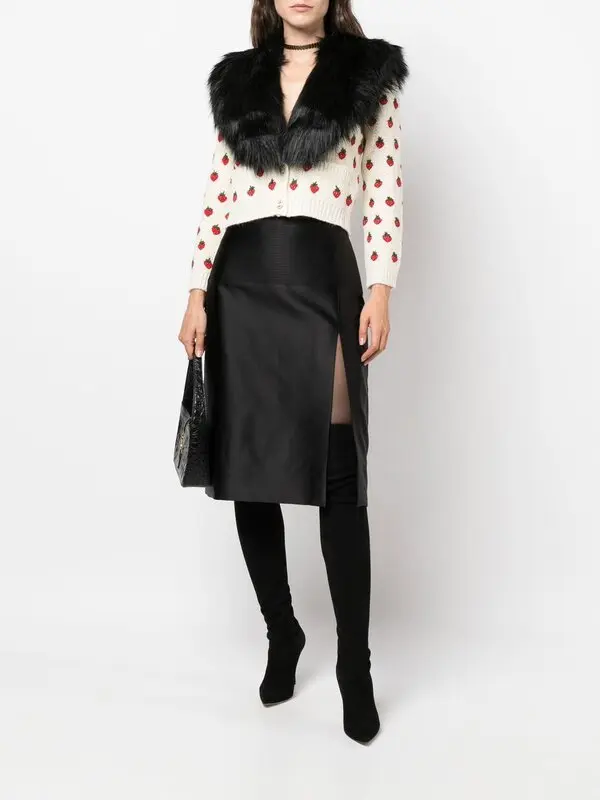 Gucci Duchesse Silk Midi Skirt