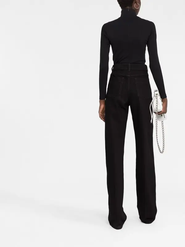 Balenciaga 3b Sports Icon Roll-neck Long Sleeve Top