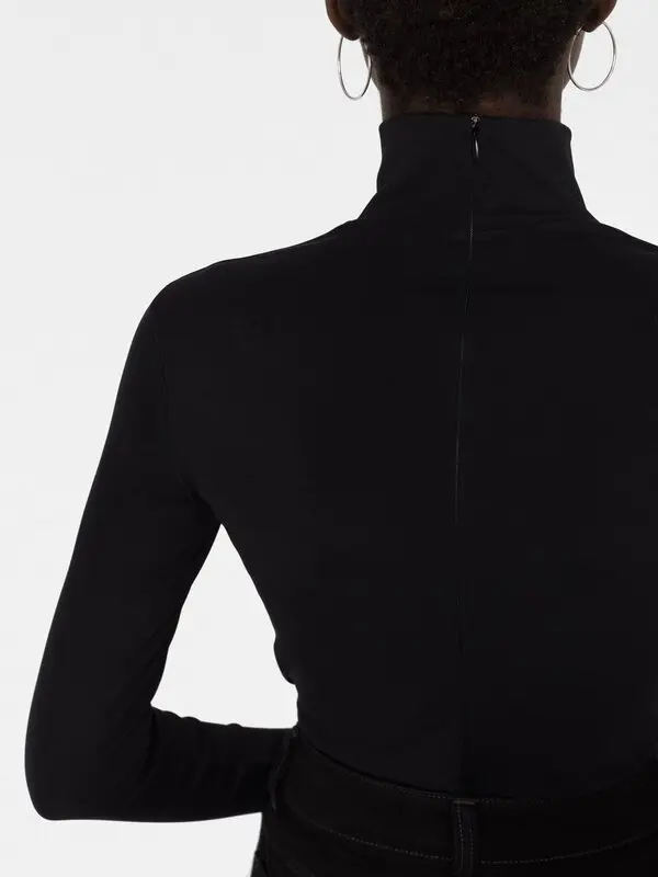 Balenciaga 3b Sports Icon Roll-neck Long Sleeve Top