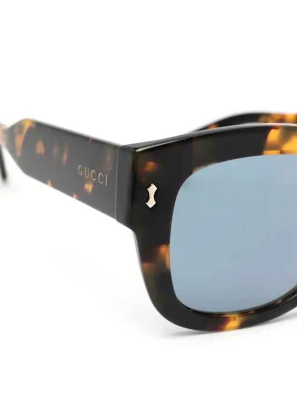 Gucci Branded Square-frame Sunglasses