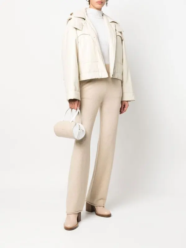 Manu Atelier Cylinder Two-tone Tote - Neutrals