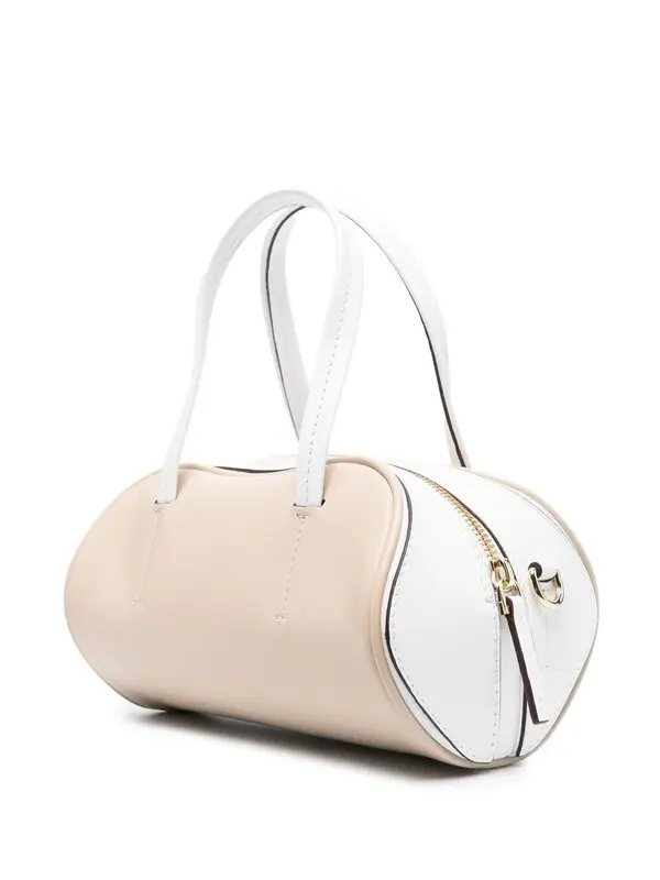 Manu Atelier Cylinder Two-tone Tote - Neutrals