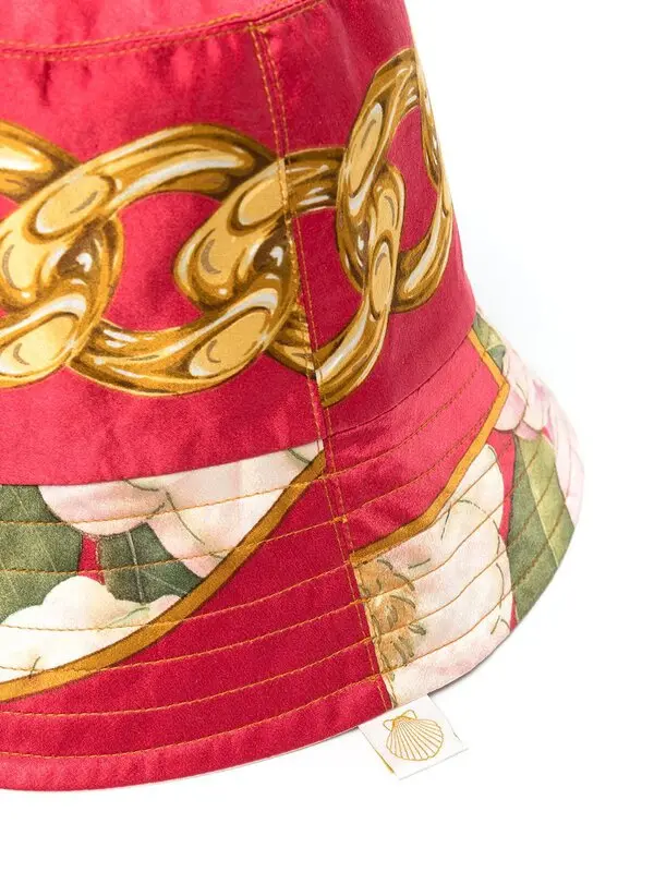J. LOGAN HOME Motif-print Bucket Hat