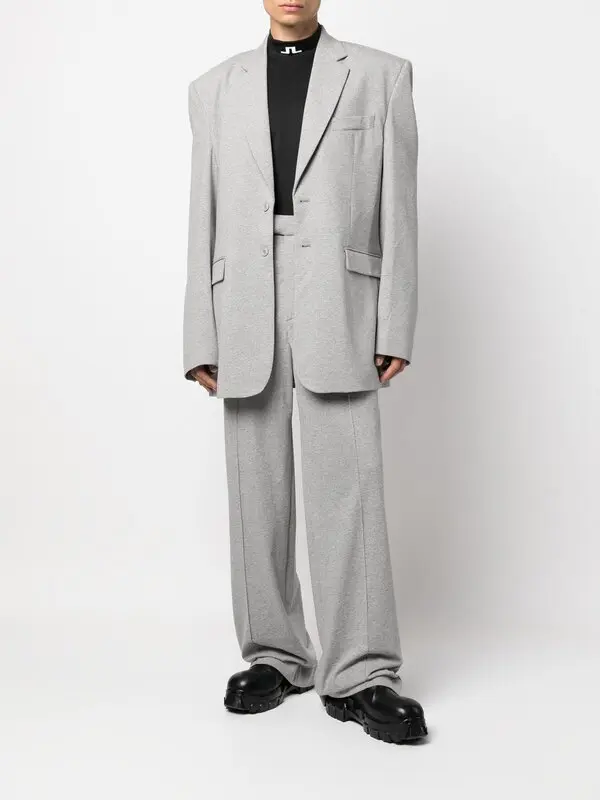 Vetements Single-breasted Shoulder-pad Blazer