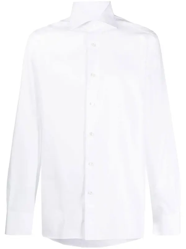 Zegna Long-sleeve Button-up Shirt - White