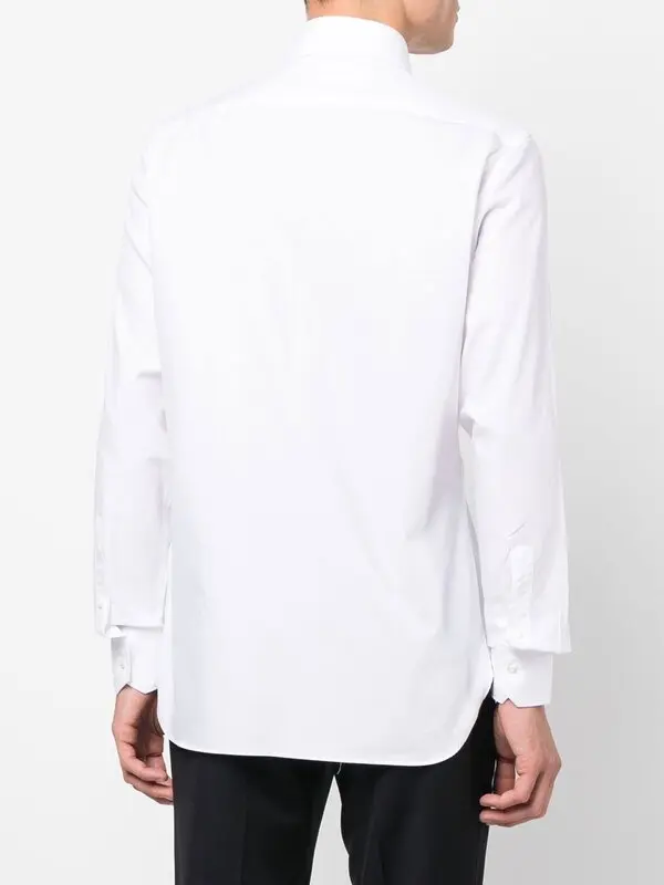 Zegna Long-sleeve Button-up Shirt - White