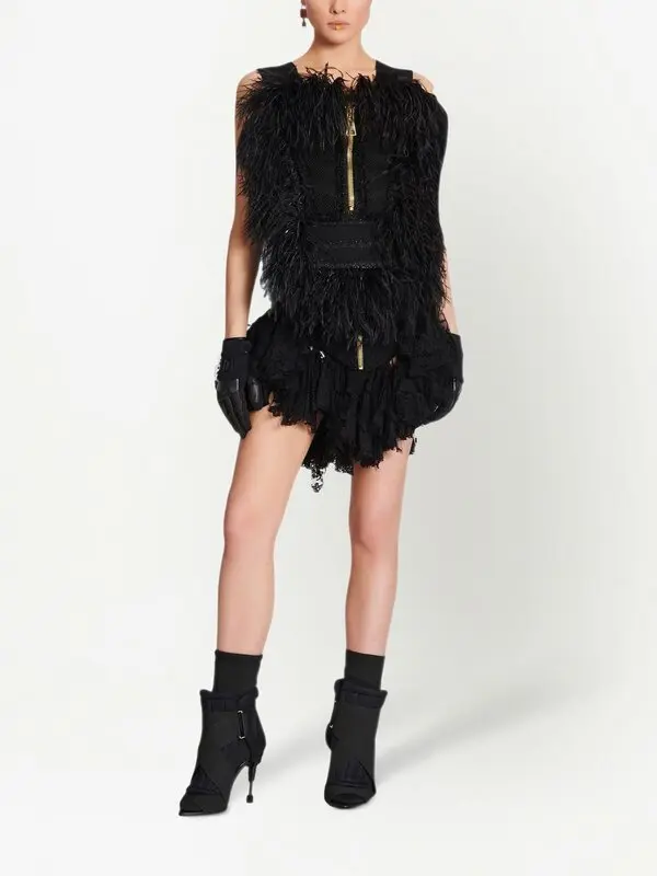 Balmain Asymmetric Skirt