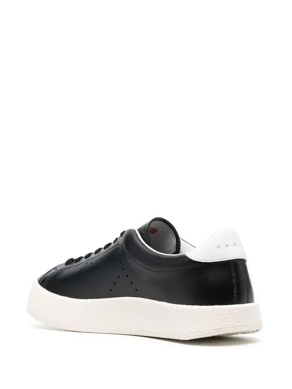 Kenzo Swing Lace-up Leather Sneakers - Black