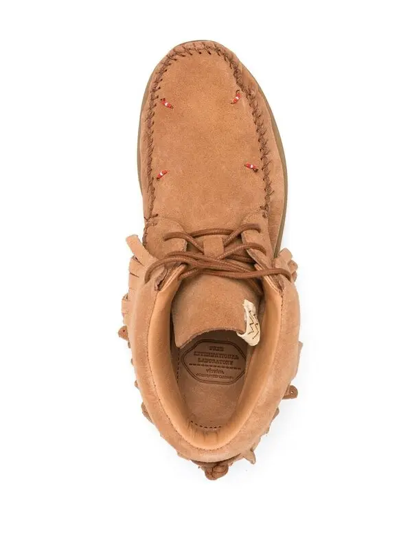 Visvim Fbt Shaman Folk Boots - Brown