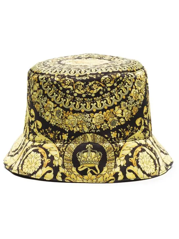 Versace Barroco-print Reversible Bucket Hat