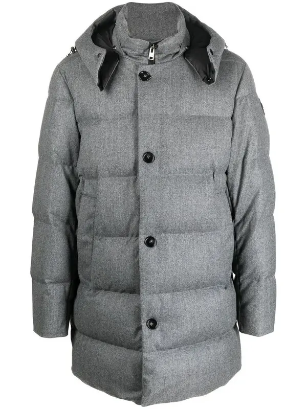 Woolrich Padded Button-down Parka Coat